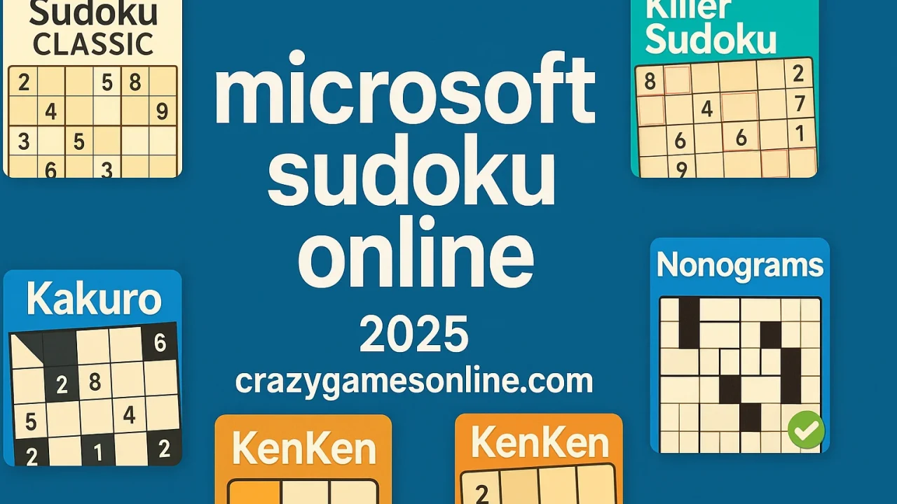 Microsoft Sudoku Online - Crazy Games Unblocked